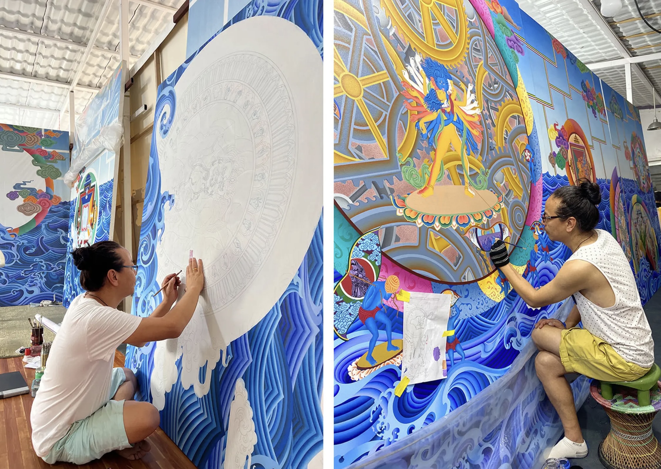 Art as an instrument of healing: A Tibetan American artist’s ...